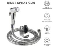 China 2024 Bathroom Cleaning Silver Plated Hand Held Toilet Bidet Sprayer for Your Bathroom for sale