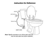 China Wall Mounted Black Round Brass Handheld Bidet Spray Wash Kit for Toilet Seat Parts for sale