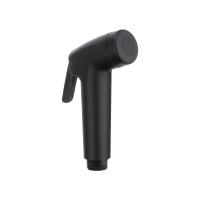 China 2024 Round Black Bathroom Bidet Spray Shattaf Shower Head Kit for Simple Fashion Style for sale