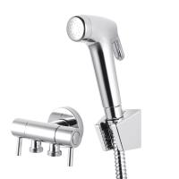 China 2024 Lizhen Simple Fashion Style Toilet Chrome Bath Bidet Spray Sprayer Kit Douche Cistern for sale