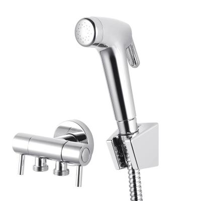 China 2024 Lizhen Simple Fashion Style Toilet Chrome Bath Bidet Spray Sprayer Kit Douche Cistern for sale