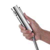 China 2024 Silver Toilet Bidet Spray With Cistern Kit Shattaf Handheld Shower Head Hose Design for sale