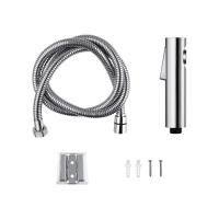 China 2024 Silver Toilet Bidet Spray With Cistern Kit Shattaf Handheld Shower Head Hose Design for sale