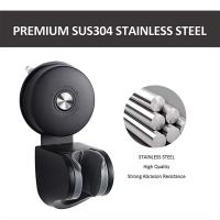 China Wall Mount Matte Black Shower Head Holder Silicon LIZHEN 2024 Stainless Steel Faucet for sale