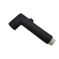 China Bathroom Brass Black Toilet Bidet Sprayer Shattaf Set Handheld Shower Angle Valve for sale