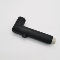 China Bathroom Brass Black Toilet Bidet Sprayer Shattaf Set Handheld Shower Angle Valve for sale