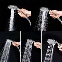 China ABS Plastic Material 2024 Lizhen Watermark Bathroom Rainfall Hand Shower for Bathrooms for sale