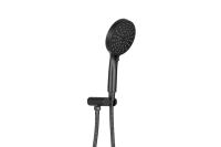 China Simple Fashion Household Handheld Shower Head Holder High Pressure Black For Bathroom for sale