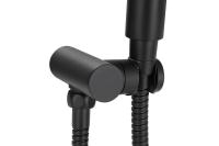 China Simple Fashion Household Handheld Shower Head Holder High Pressure Black For Bathroom for sale