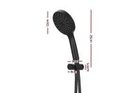 China Simple Fashion Household Handheld Shower Head Holder High Pressure Black For Bathroom for sale