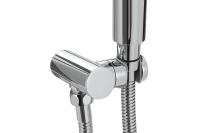 China 2024 Simple Fashion Style Matte Black Handheld Shower Head Holder for Bathroom Upgrade for sale