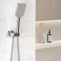 China Traditional Style Silver Handheld Shower Head Holder for 2024 Simple Fashion Bathroom for sale