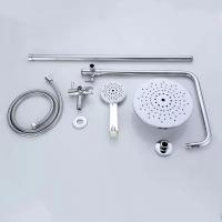 China 2024 Lizhen Beauty Shower Head Single Handle Single Cold Shower Faucet Rain Shower Set for sale