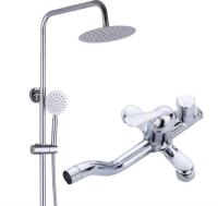China 2024 Sliver Lizhen Bathroom Faucet Accessory Chrome-Plated Shower Set for Bathroom for sale
