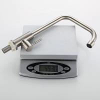 China Lizhen Stainless Steel Kitchen Sink Faucet Single Handle 360 Degree Rotating Tap for sale