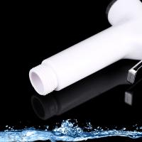 China Body Scrubber Nozzle Plastic ABS Shattaf Bidet Spray Gun with VERTICAL Spary Type for sale