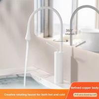 China Single Hole Lizhen Hwa.Con Light luxury Hot and Cold Water Faucet for Kitchen Bathroom for sale