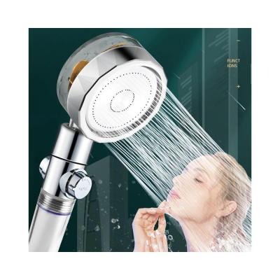 China 2024 Lizhen High Pressure Turbo Charged Shower Head Set with Chrome Surface Finishing for sale