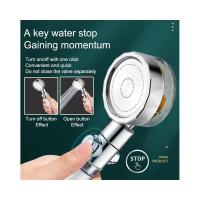 China 2024 Lizhen High Pressure Turbo Charged Shower Head Set with Chrome Surface Finishing for sale