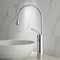 China Luxury Single Handle Bathroom Faucet Mixer by Lizhen Hwa Design for Modern Wash Basin for sale