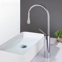 China Luxury Single Handle Bathroom Faucet Mixer by Lizhen Hwa Design for Modern Wash Basin for sale