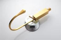 China Hot Cold Water Function Lizhen Hwa.Con Style Golden Design Basin Faucet for Bathroom for sale