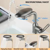 China Multifunctional Lizhen-Hwa.Con UFO Faucet for Hot Cold Washbasin in Polished Surface for sale