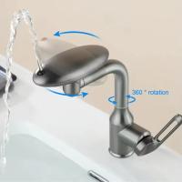 China Multifunctional Lizhen-Hwa.Con UFO Faucet for Hot Cold Washbasin in Polished Surface for sale