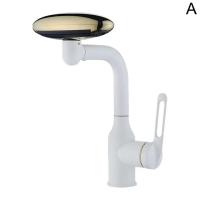 China Multifunctional Lizhen-Hwa.Con UFO Faucet for Hot Cold Washbasin in Polished Surface for sale