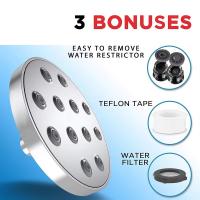 China 2024 Lizhen High Pressure Large Nozzle Rain Shower Head for Bathroom Ceiling Overhead for sale