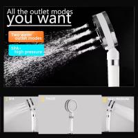 China Modern Bathroom Lizhen Propeller Driven Handheld Shower Head High Pressure Water Saving for sale
