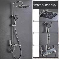 China 2024 Design Smart Shower Faucet Set with Digital Display and Stainless Steel Material for sale
