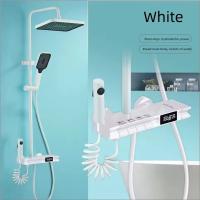 China 2024 Design Smart Shower Faucet Set with Digital Display and Stainless Steel Material for sale