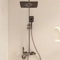 China Stainless Steel Shower Set Modern Design Style and 4 Massage High Pressure Shower Heads for sale