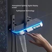 China LZ-Hwa.Con SUS 304 Stainless Steel Thermostatic Digital Shower Set with Single Handle for sale