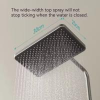 China LZ-Hwa.Con SUS 304 Stainless Steel Thermostatic Digital Shower Set with Single Handle for sale
