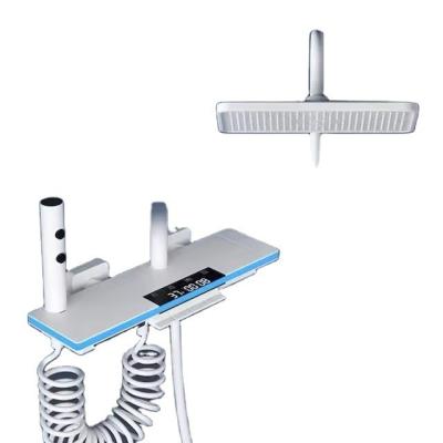 China Bathroom Wash LED Digital Shower Mixer with Chrome Finish and Thermostatic System for sale