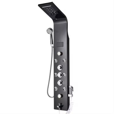 China Revolutionize Your Shower Routine with LZ Hwa.Vic Square Stainless Steel Shower Panel for sale