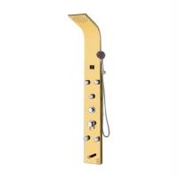 China Upgrade Your Bathroom with LZ Hwa.Vic Wall-Mounted LED Shower Panel and Massage Jets for sale
