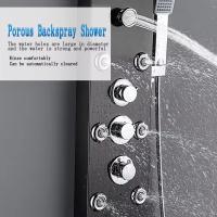 China Bathroom Wash LZ Hwa.Vic Shower Panel with Waterfall and Shower Massage Thermostatic for sale