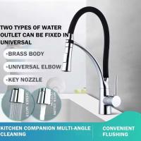 China Ceramic Valve Core Single Handle Pull Out Kitchen Faucet Gold Nickel Flexible Mixer for sale