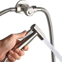 China Modern Design Style Lizhen 2024 Shower Set 304 Toilet Flusher Bidet Spray Gun Faucet for sale