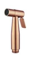 China Brass Valve Core Rose Gold Spray Shower Set for 2024 Toilet Flusher and Bidet Spray Gun for sale