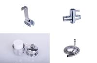 China Bathroom Essential Modern Design Style Handheld Bidet Shattaf Set with Shower Spray for sale