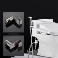 China 304 Stainless Steel Wall Mounted Handheld Toilet Bidet Sprayer Shattaf Set for Bathroom for sale