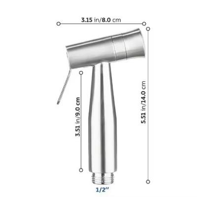 China Modern Design 304 Stainless Steel Dual Function Sprayer for Bathroom and Pet Cleaning for sale