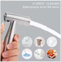 China Modern Design 304 Stainless Steel Dual Function Sprayer for Bathroom and Pet Cleaning for sale