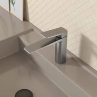 China Lizhen-Hwa.Con Brass Waterfall Mixer for Single Hole Bathroom Sinks and Wash Basins for sale