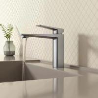 China Lizhen-Hwa.Con Brass Waterfall Mixer for Single Hole Bathroom Sinks and Wash Basins for sale