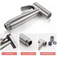 China Home Jet Bidet Sprayer For Toilet Sanitary Ware Muslim Silver Bathroom Shower Equipment for sale